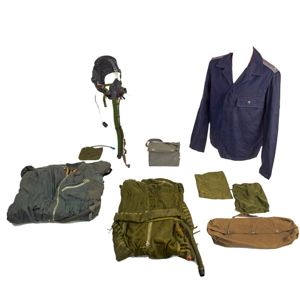 Original Soviet Union Cold War Era Soviet Air Forces Pilot Lot - 9 Ite ...