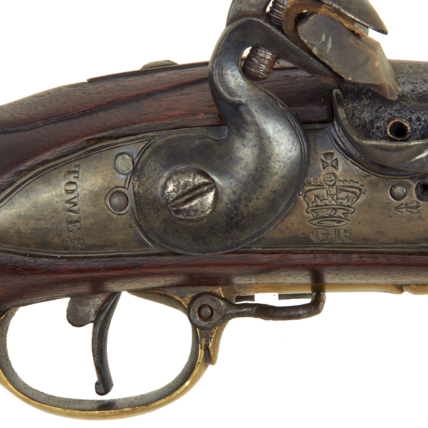 Original U.S. Revolutionary War British Short Land Pattern Tower Brown ...