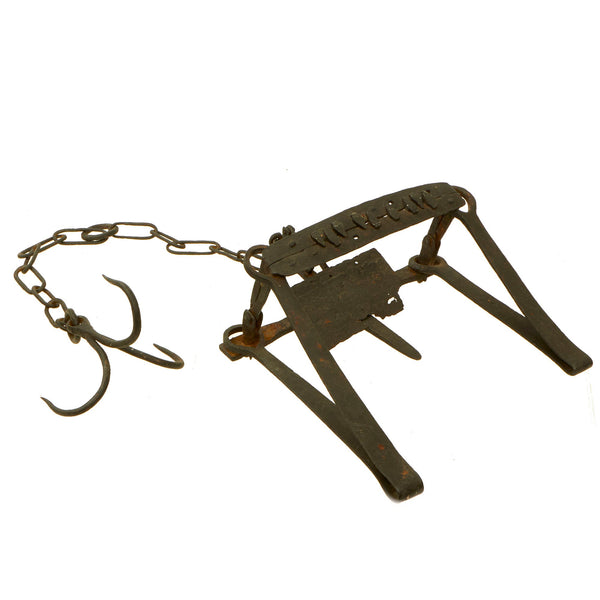 Original U.S. Revolutionary War Era Blacksmith Made Iron Bear Trap fro ...