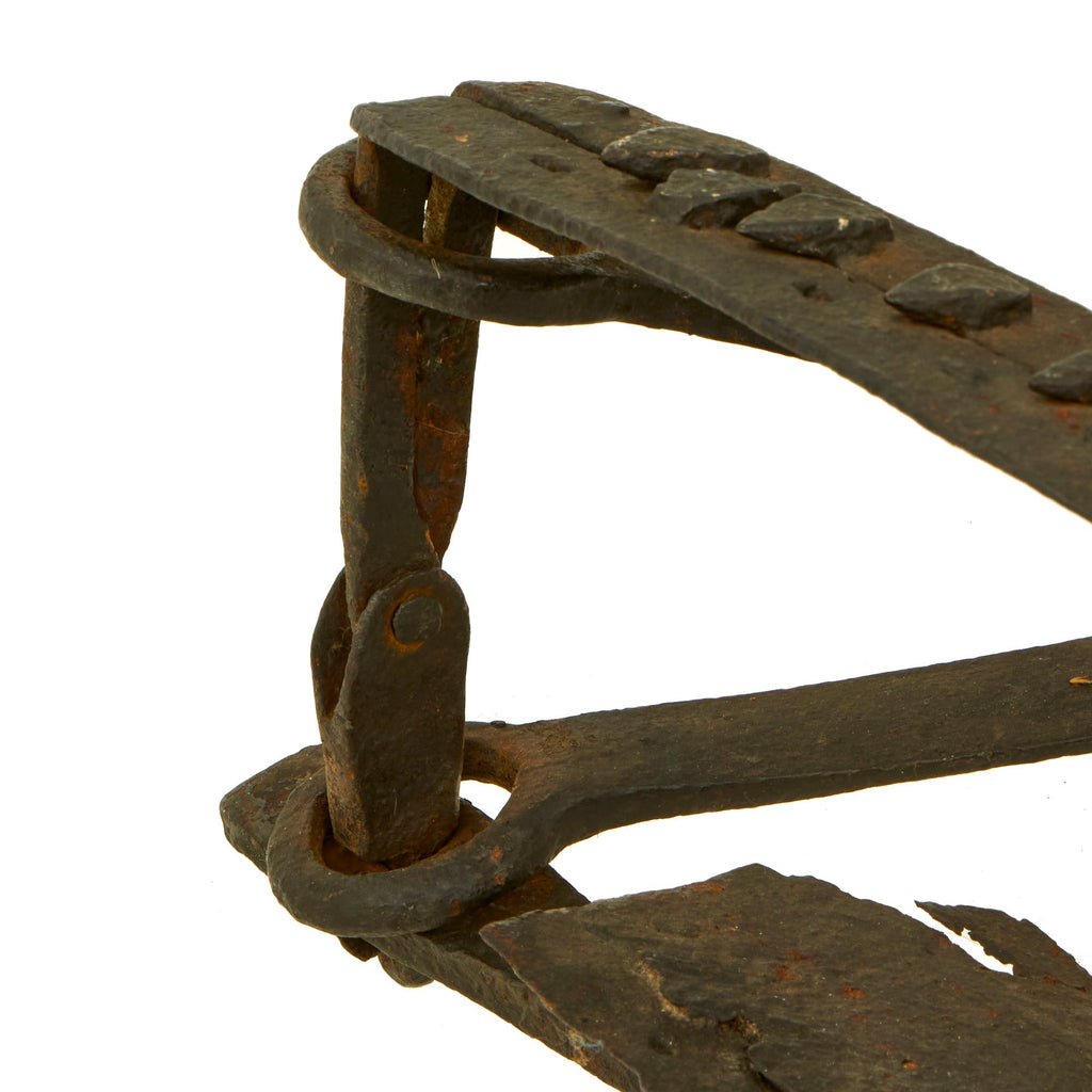 Original U.S. Revolutionary War Era Blacksmith Made Iron Bear Trap fro – International Military ...