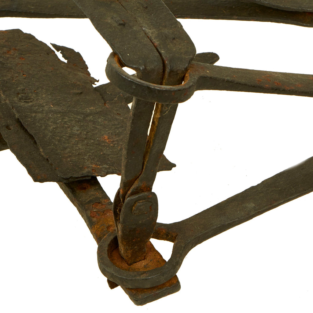 Original U.S. Revolutionary War Era Blacksmith Made Iron Bear Trap fro ...