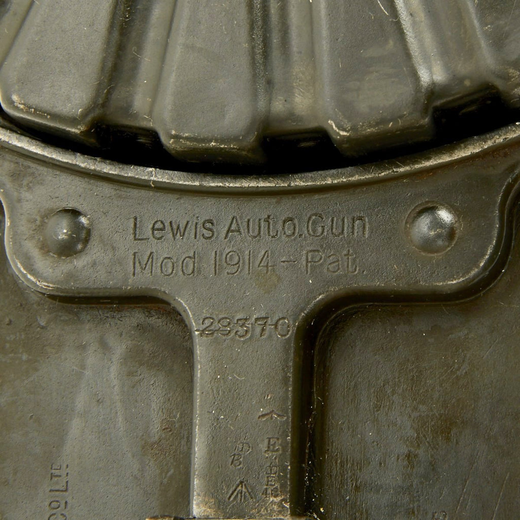 Original British WWI Lewis Automatic Display Machine Gun - Lewis Gun ...