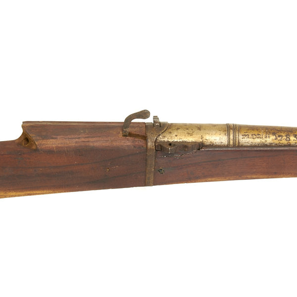 Original 19th Century Antique Indian Matchlock Wall Gun c.1800/1850 ...