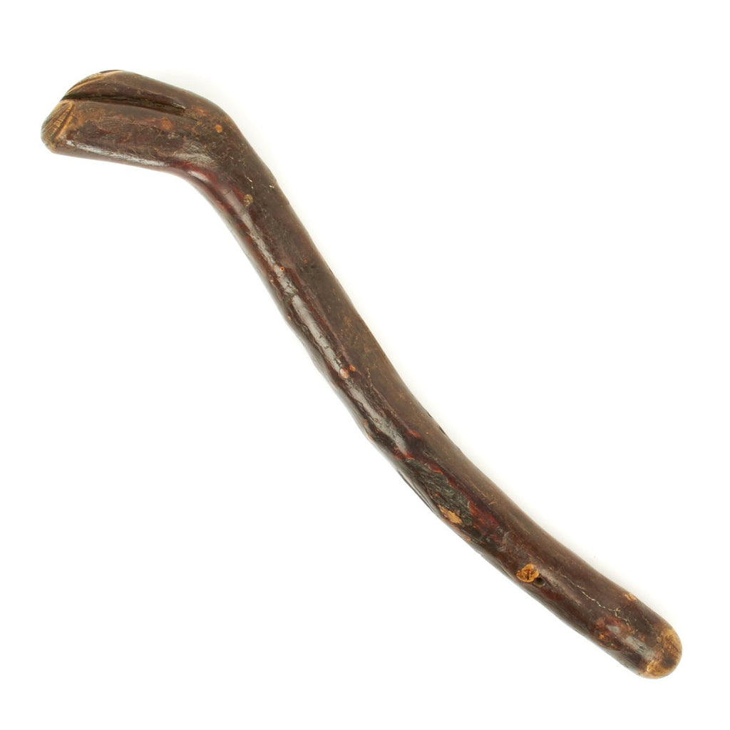 Original 19th Century Irish Shillelagh Walking Stick / Club with Carve ...