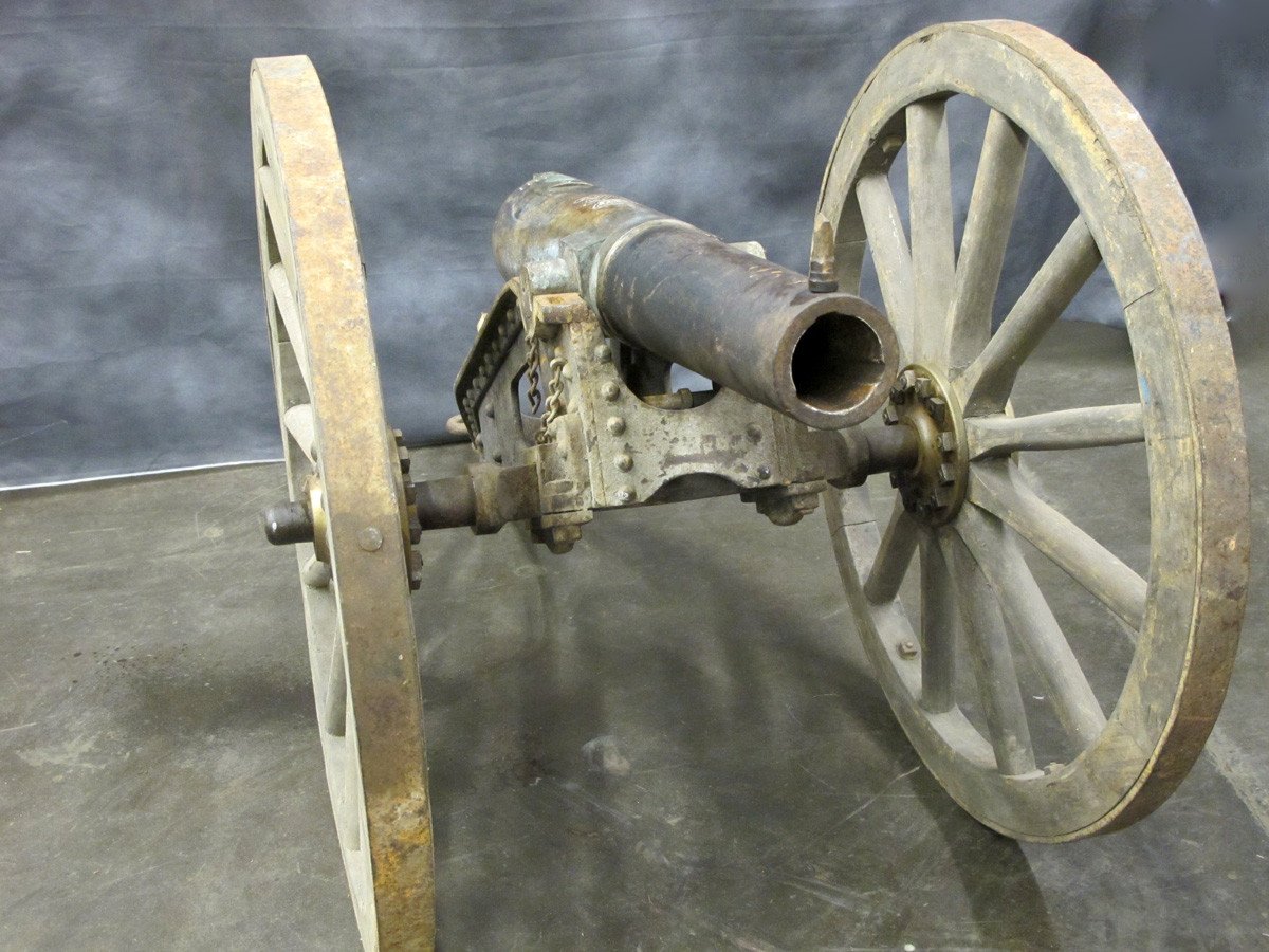 Original British Victorian Era Muzzle Loading 7lb Bronze and Iron ...