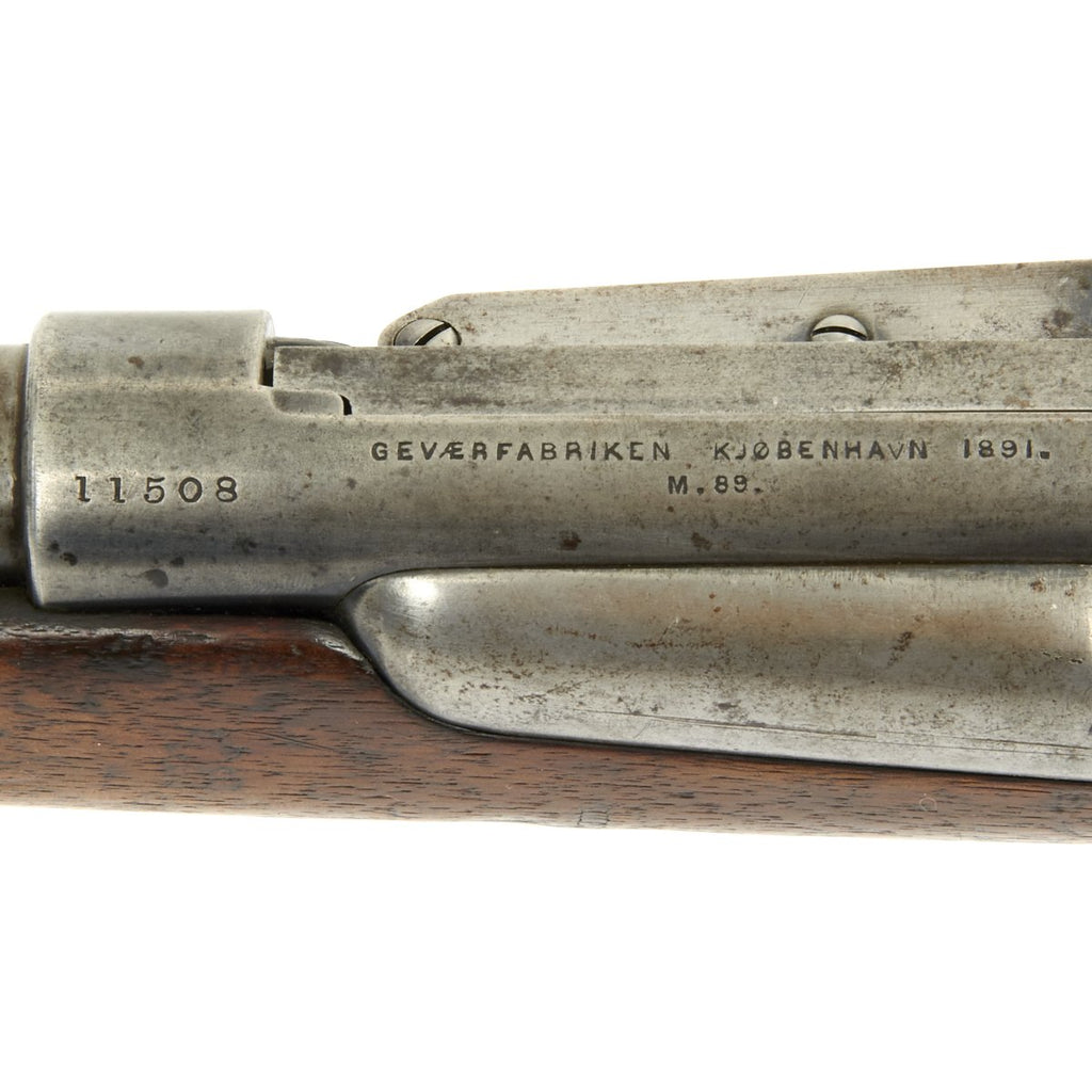 Original Danish Krag–Jørgensen Gevær M/89 Rifle Dated 1891 - Serial 11 ...