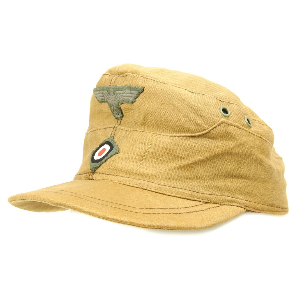 Original German WWII M41 Italian Made Tropical Field Cap - Tropeneinhe ...