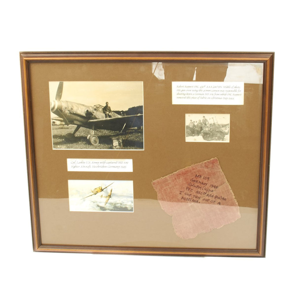 Original German WWII Luftwaffe Messerschmitt Bf 109 Shotdown Rudder Se ...