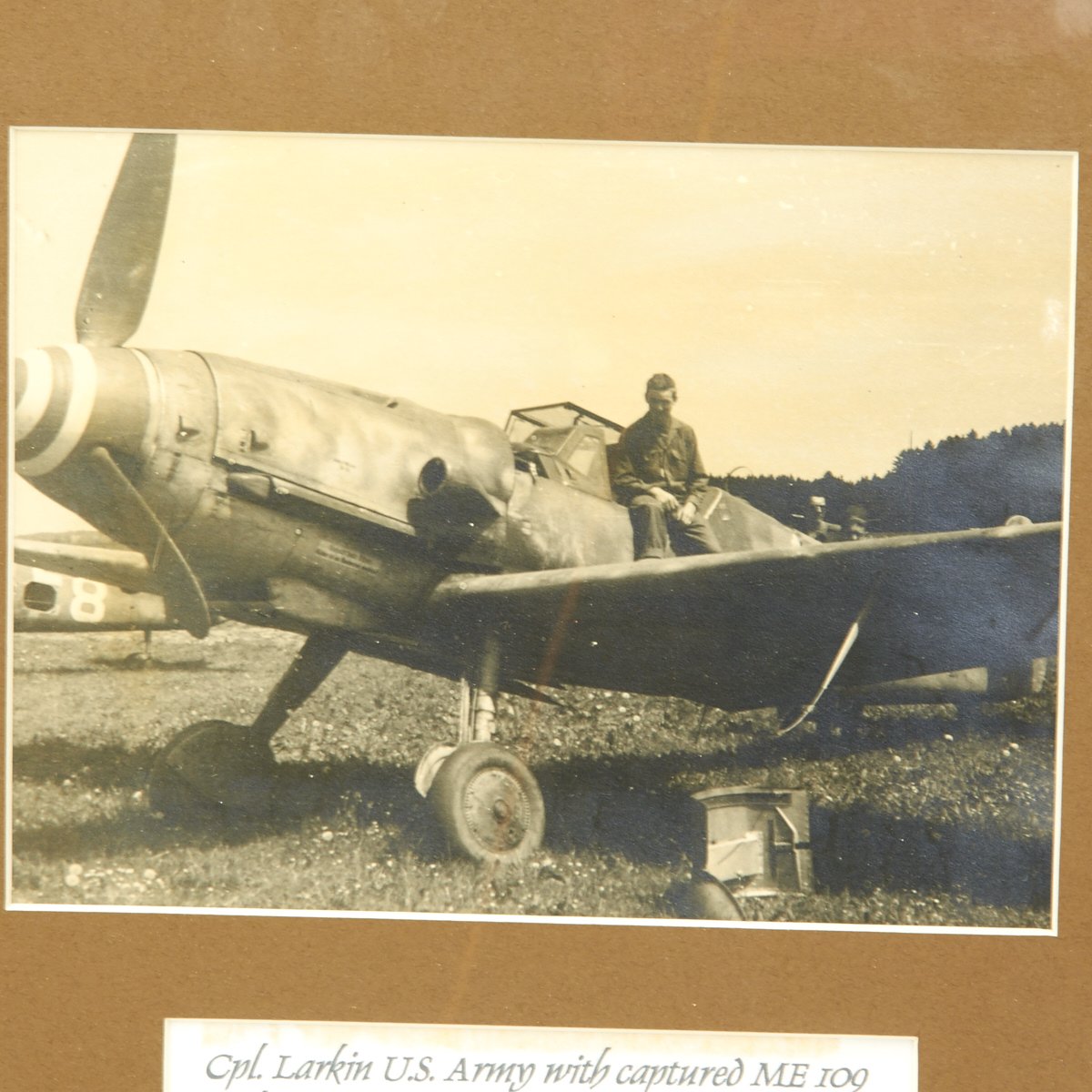 Original German WWII Luftwaffe Messerschmitt Bf 109 Shotdown Rudder Se ...