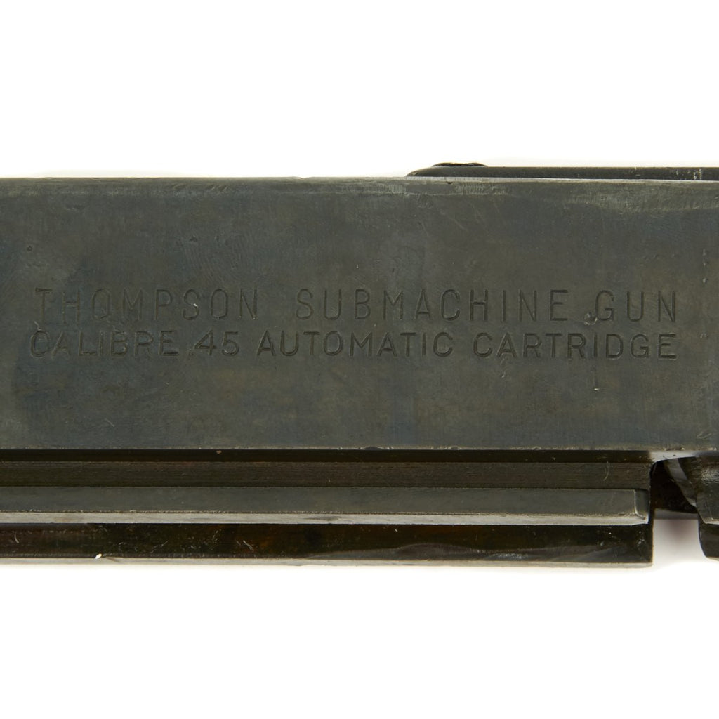 Original U.S. WWII Thompson M1928A1 Submachine Gun Display Receiver ...