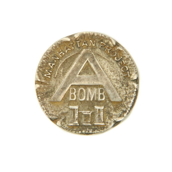 Original U.S. WWII Manhattan Project A Bomb Workers Pin - Sterling Sil ...