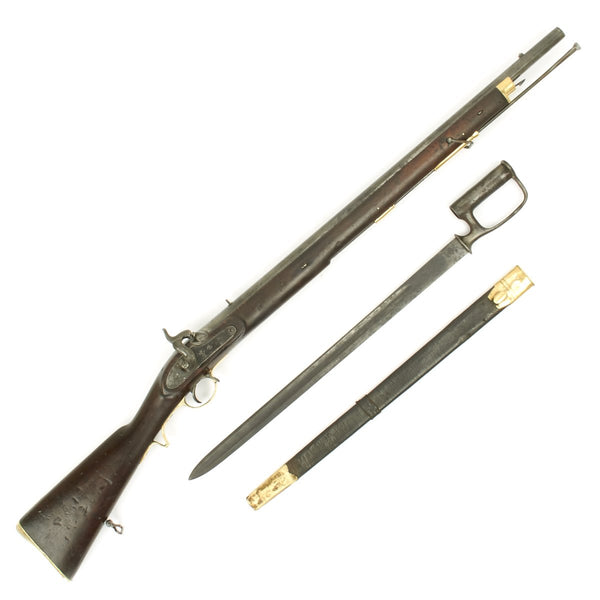 Original British East India Company Sappers & Miners Short Musket with ...