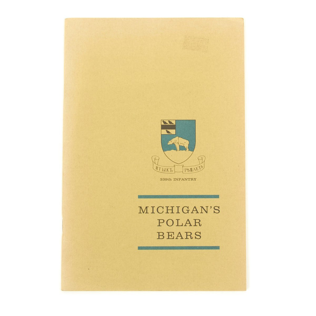 Original U.S. WWI Polar Bear 339th Infantry Regiment “Detroit's Own ...