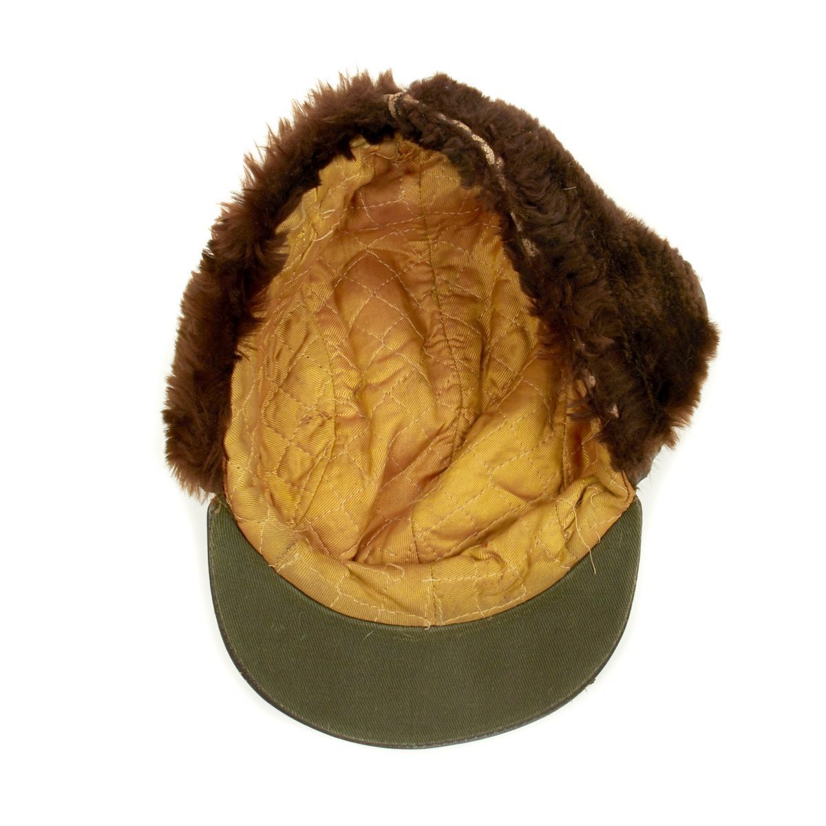 Original U.S. WWII USAAF British Made B-2 Style Winter Flying Cap ...