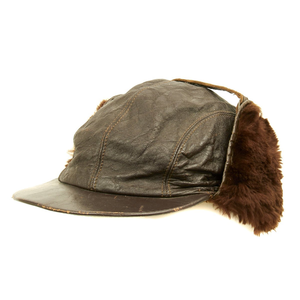 Original U.S. WWII USAAF British Made B-2 Style Winter Flying Cap ...