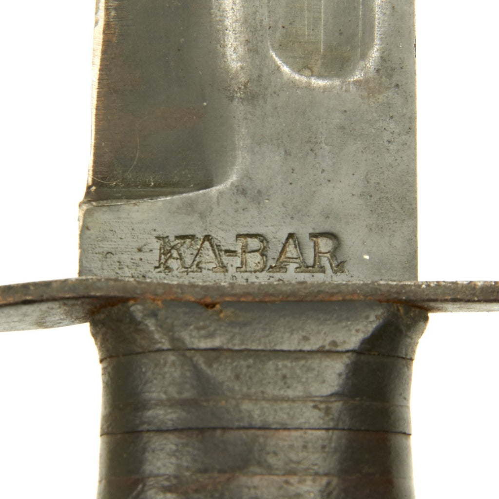 Original U.S. WWII KA-BAR USN MK2 Fighting Knife with MK2 Scabbard ...