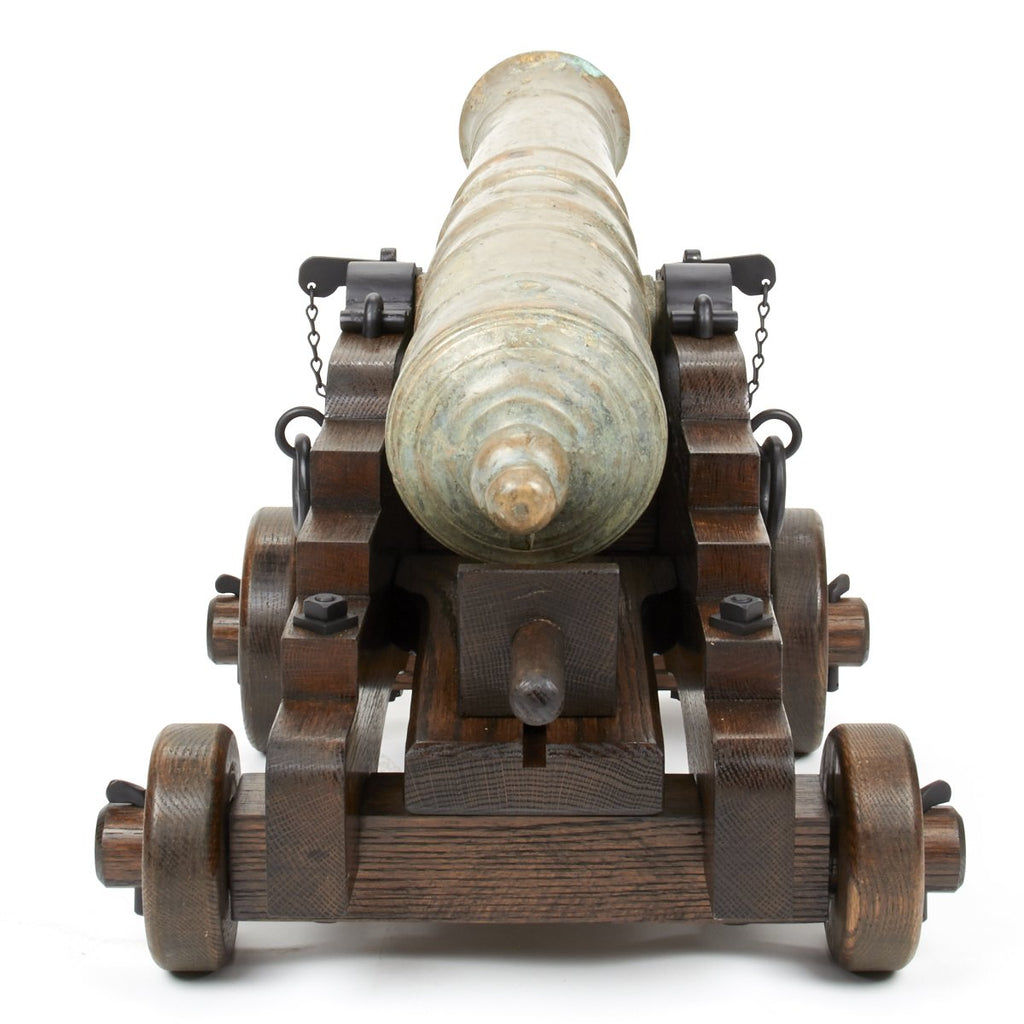 Original Late 18th Century Bronze 3-Pounder Grasshopper Cannon with Oa ...