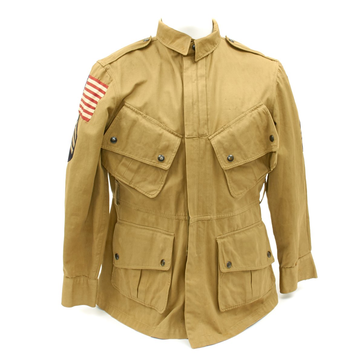 Original U.S. WWII 101st Airborne M1942 Paratrooper Jacket with Invasi ...