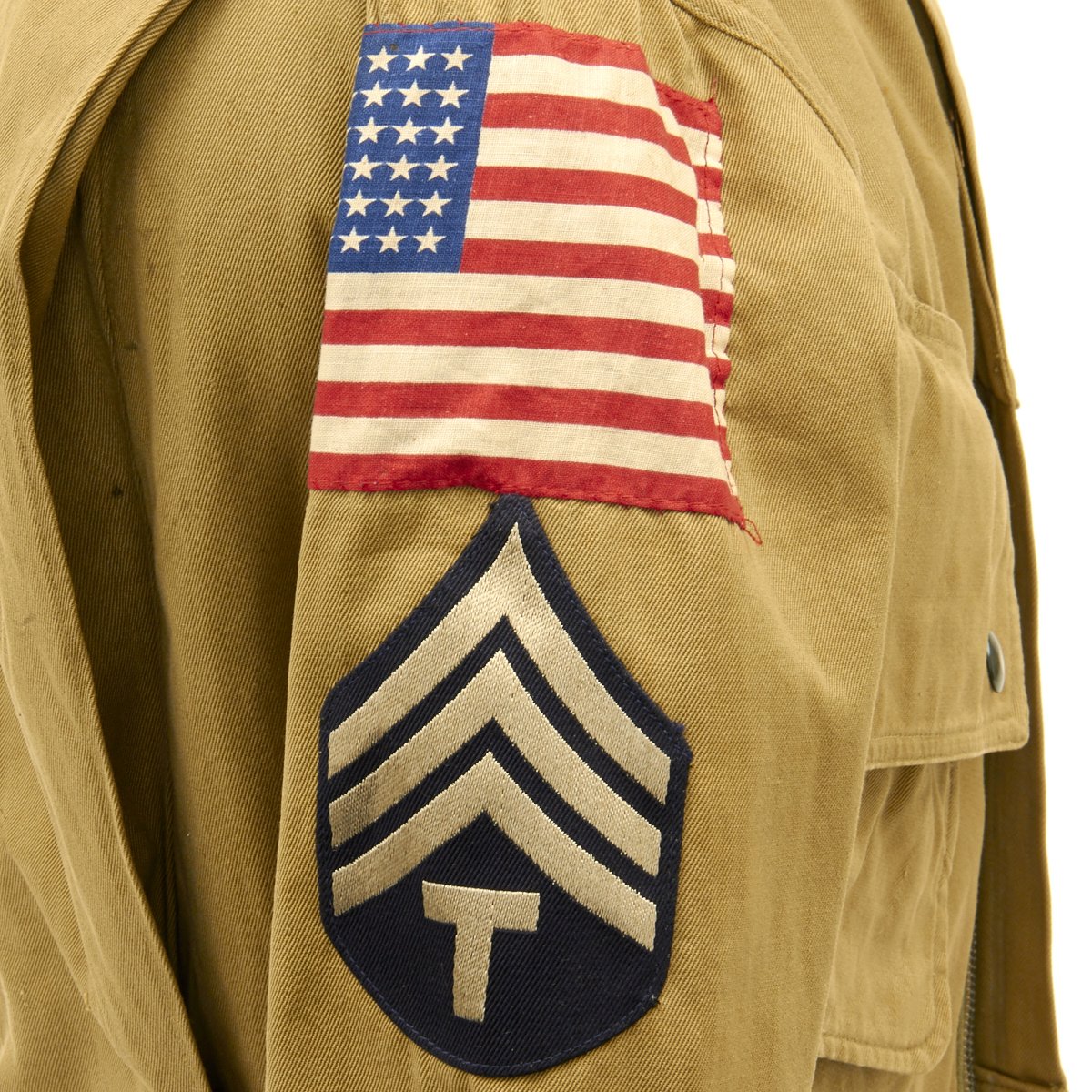 Original U.S. WWII 101st Airborne M1942 Paratrooper Jacket with Invasi ...