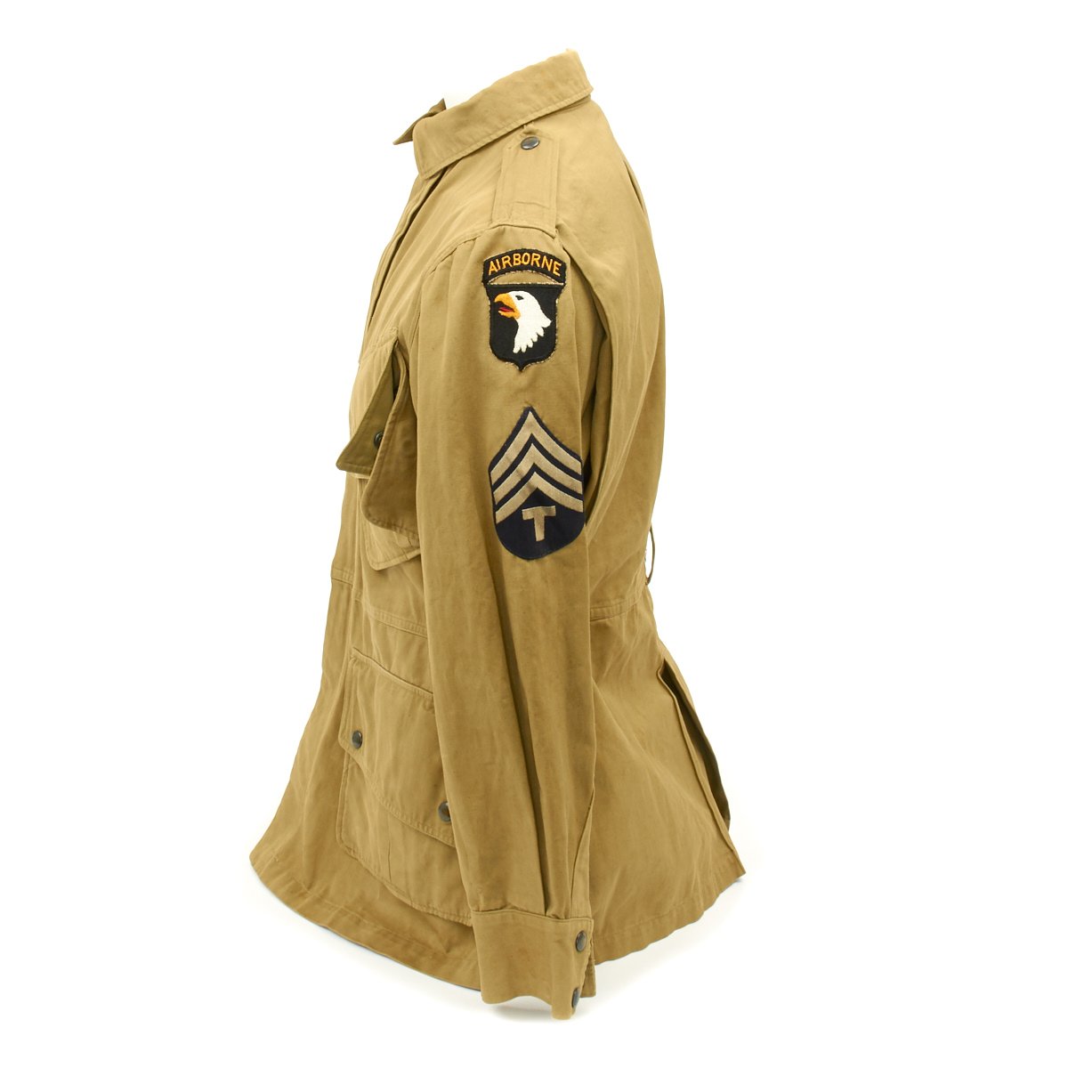 Original U.S. WWII 101st Airborne M1942 Paratrooper Jacket with Invasi ...