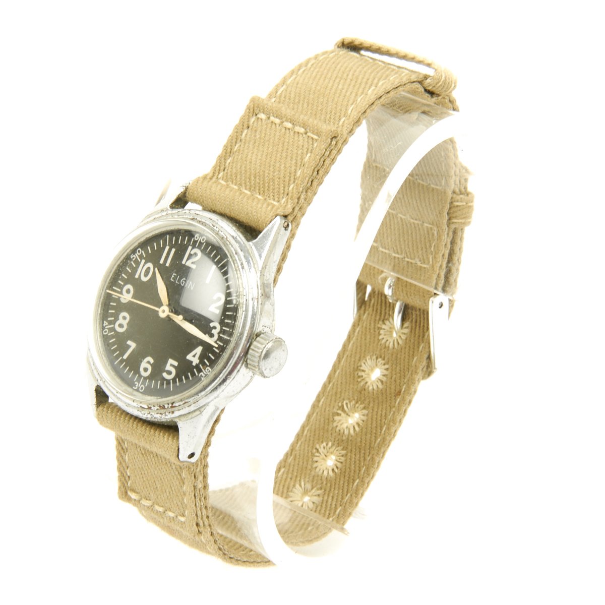 Original U.S. WWII 1943 Type A-11 USAAF Wrist Watch by Elgin - Fully F ...