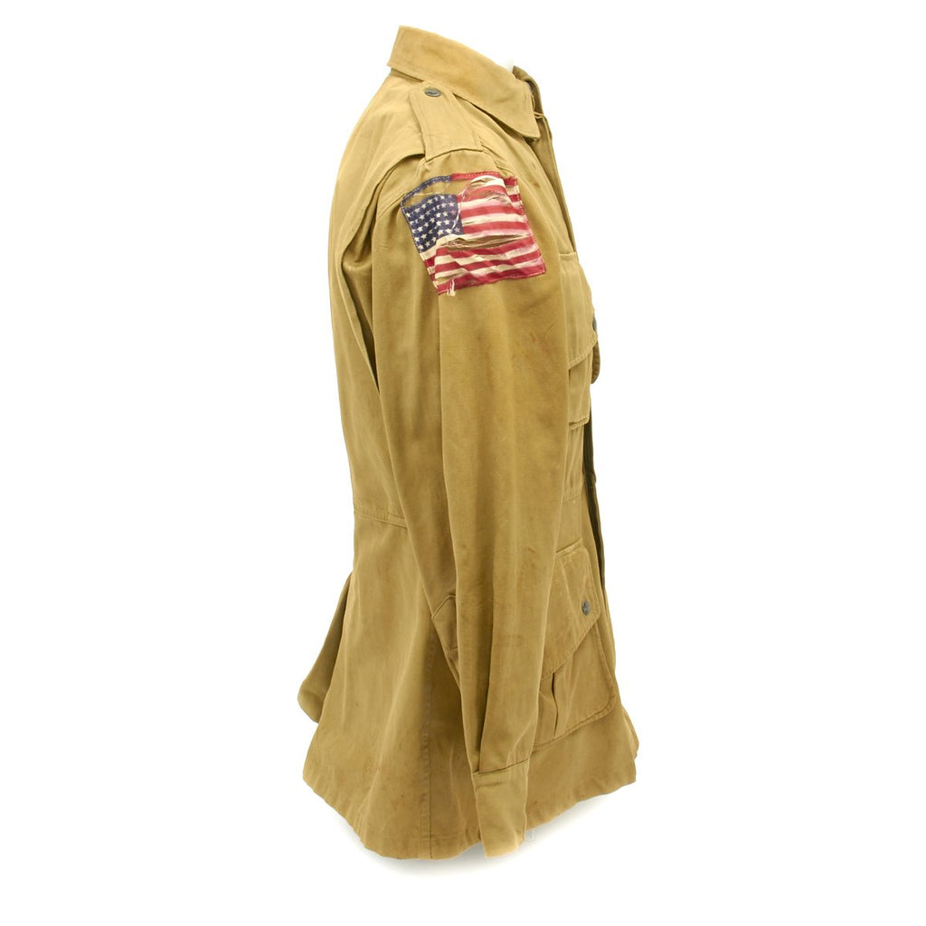 Original U.S. WWII 101st Airborne M1942 Paratrooper Jacket with Invasi ...