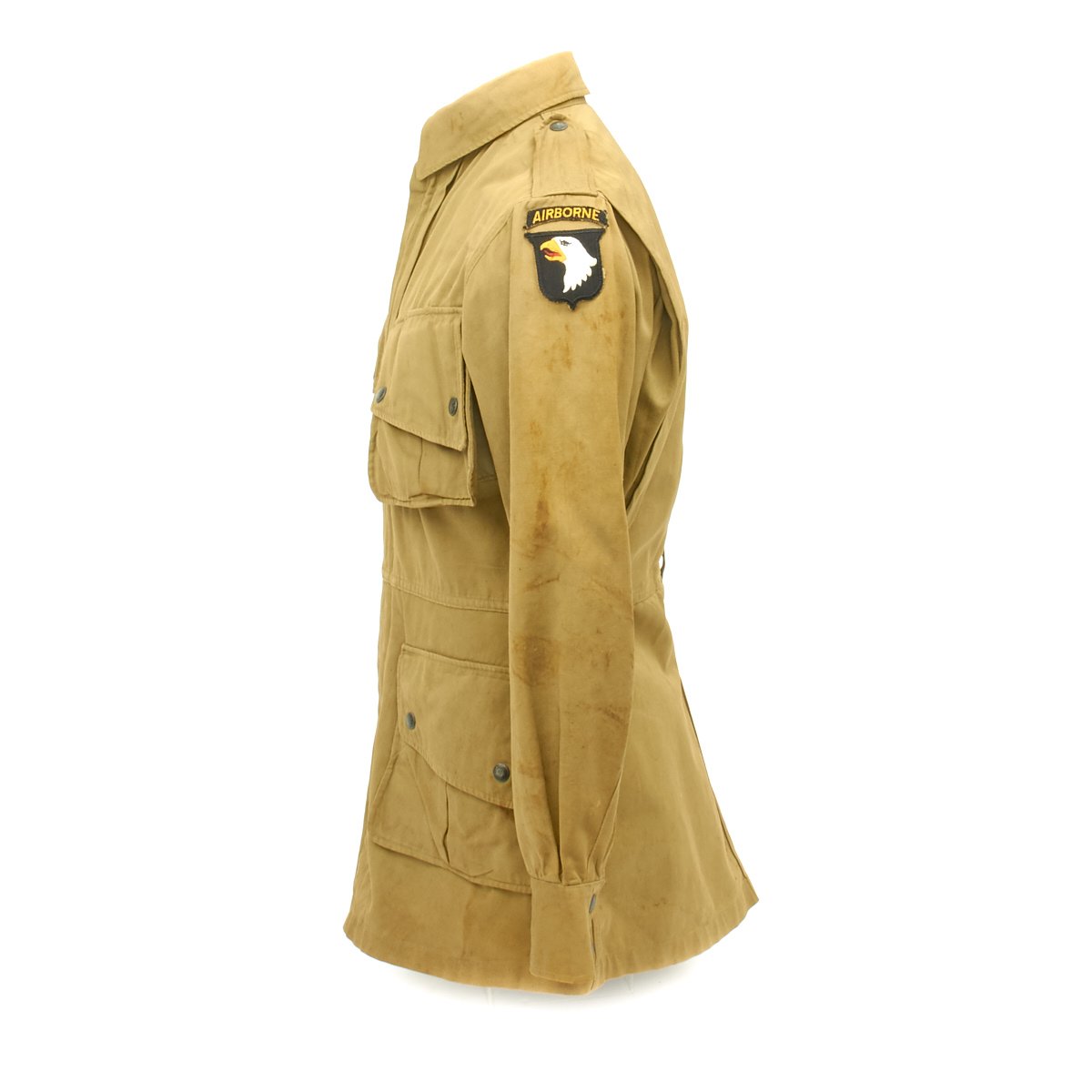 Original U.S. WWII 101st Airborne M1942 Paratrooper Jacket with Invasi ...