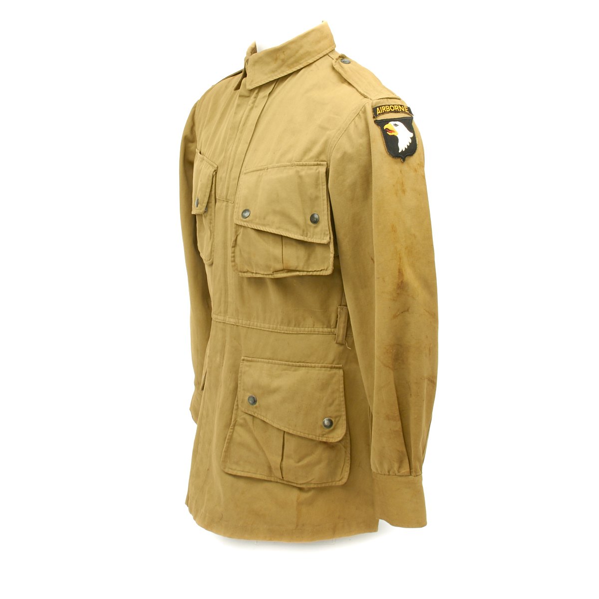 Original U.S. WWII 101st Airborne M1942 Paratrooper Jacket with Invasi ...