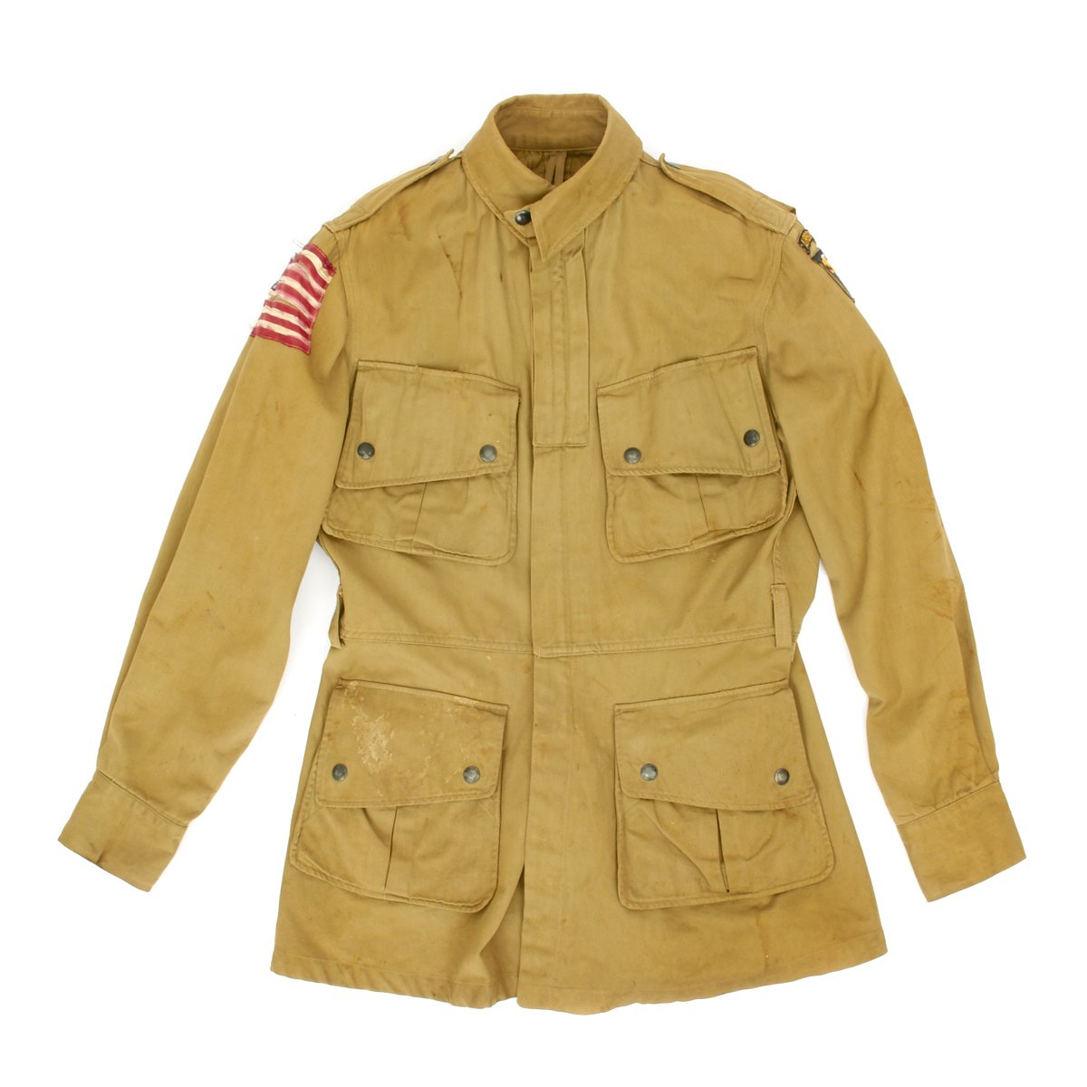 Original U.S. WWII 101st Airborne M1942 Paratrooper Jacket with Invasi ...