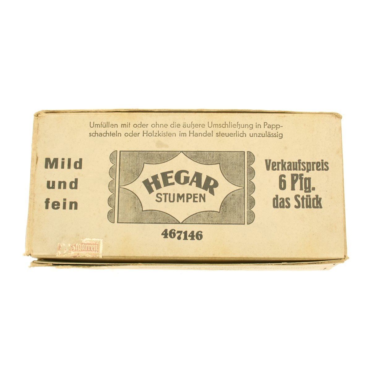 Original German WWII Swiss Hegar Cigars with NSDAP Tax Stamp - 100 Uno ...