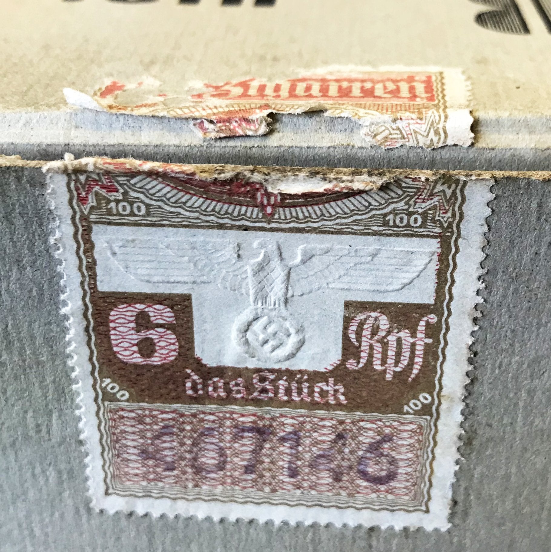 Original German WWII Swiss Hegar Cigars with NSDAP Tax Stamp - 100 Uno ...