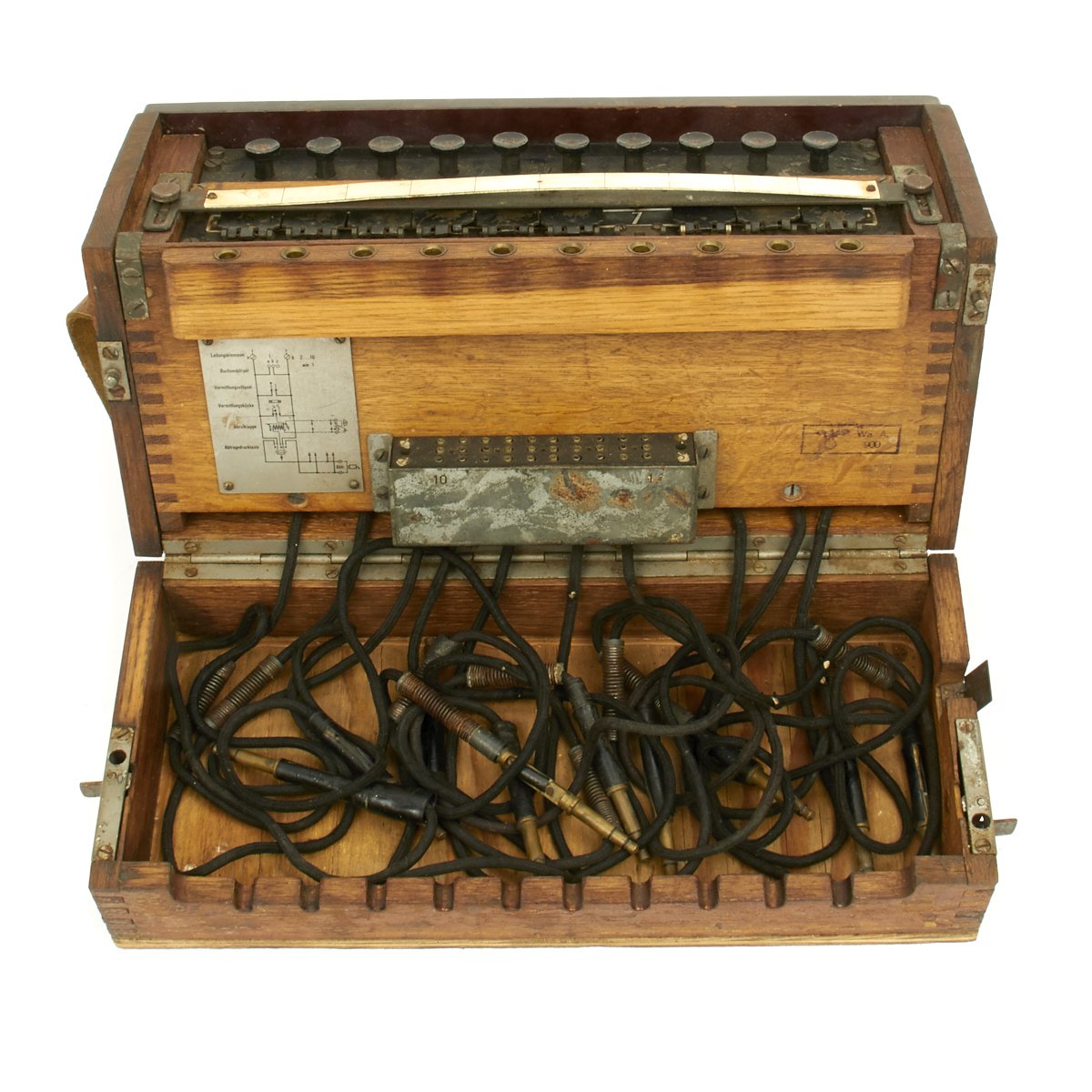 Original 1942 Dated German Field Telephone Switchboard by A & R ...