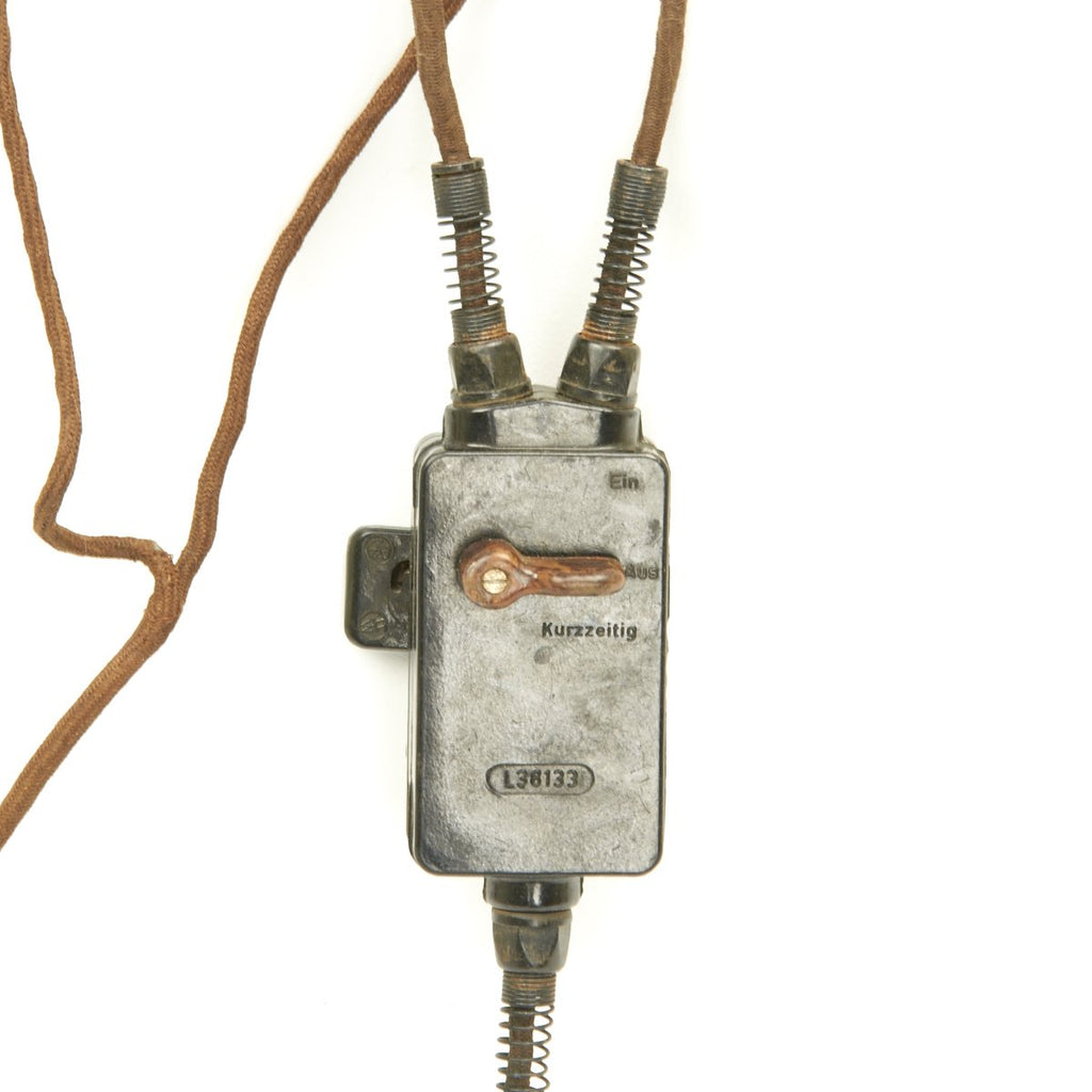 Original German WWII Panzer Armored Vehicle Model B Headphones with Th ...