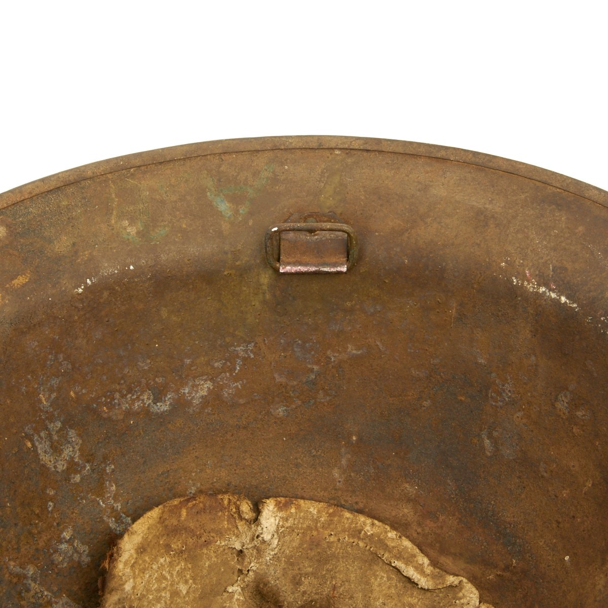 Original U.S. WWI M1917 102nd Field Artilley Regiment Doughboy Helmet ...