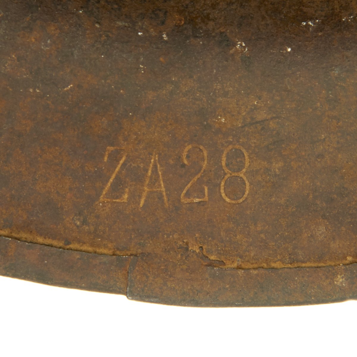 Original U.S. WWI M1917 102nd Field Artilley Regiment Doughboy Helmet ...