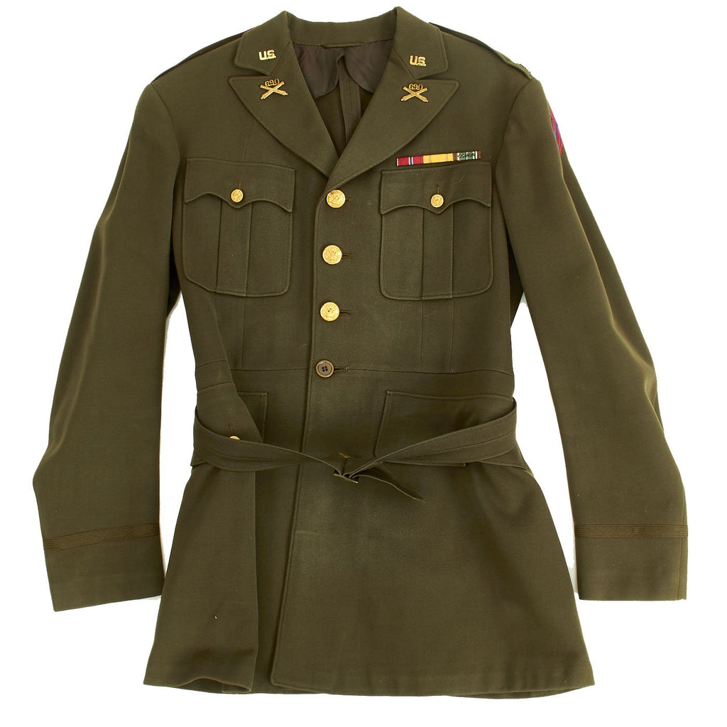 Original U.S. WWII Executive Officer 690th Field Artillery Battalion ...