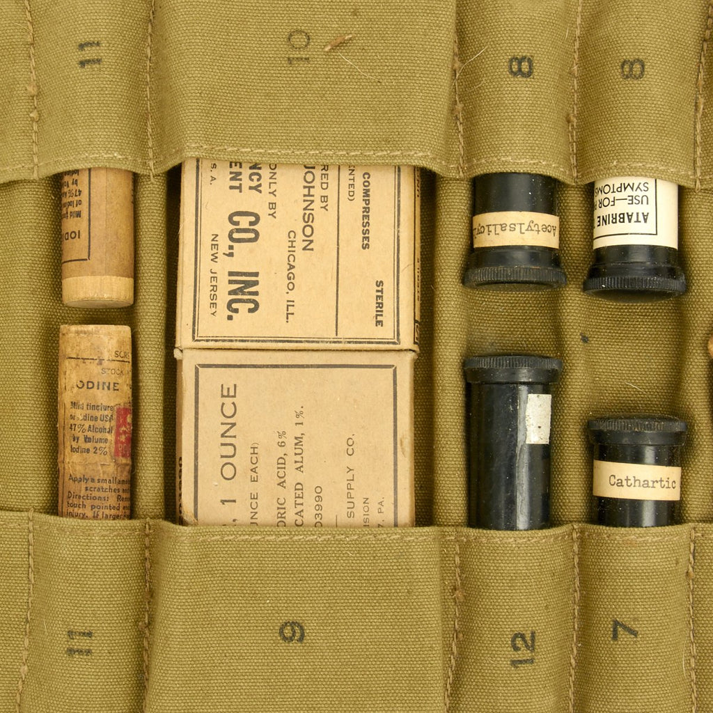 Original U.S. WWII M1 Jungle First Medical Aid Kit - Complete ...