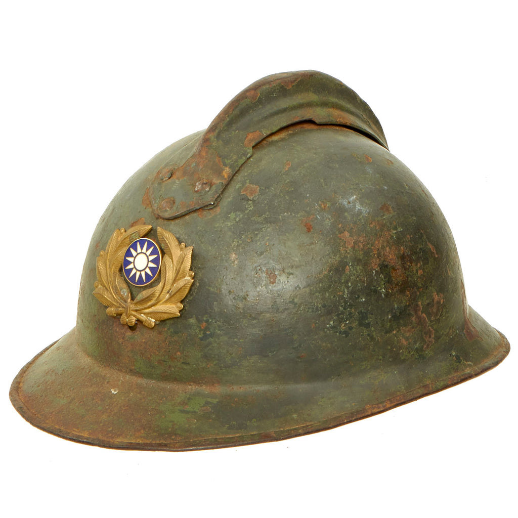Original WWII Era Chinese National Revolutionary Army Adrian Helmet Sh ...