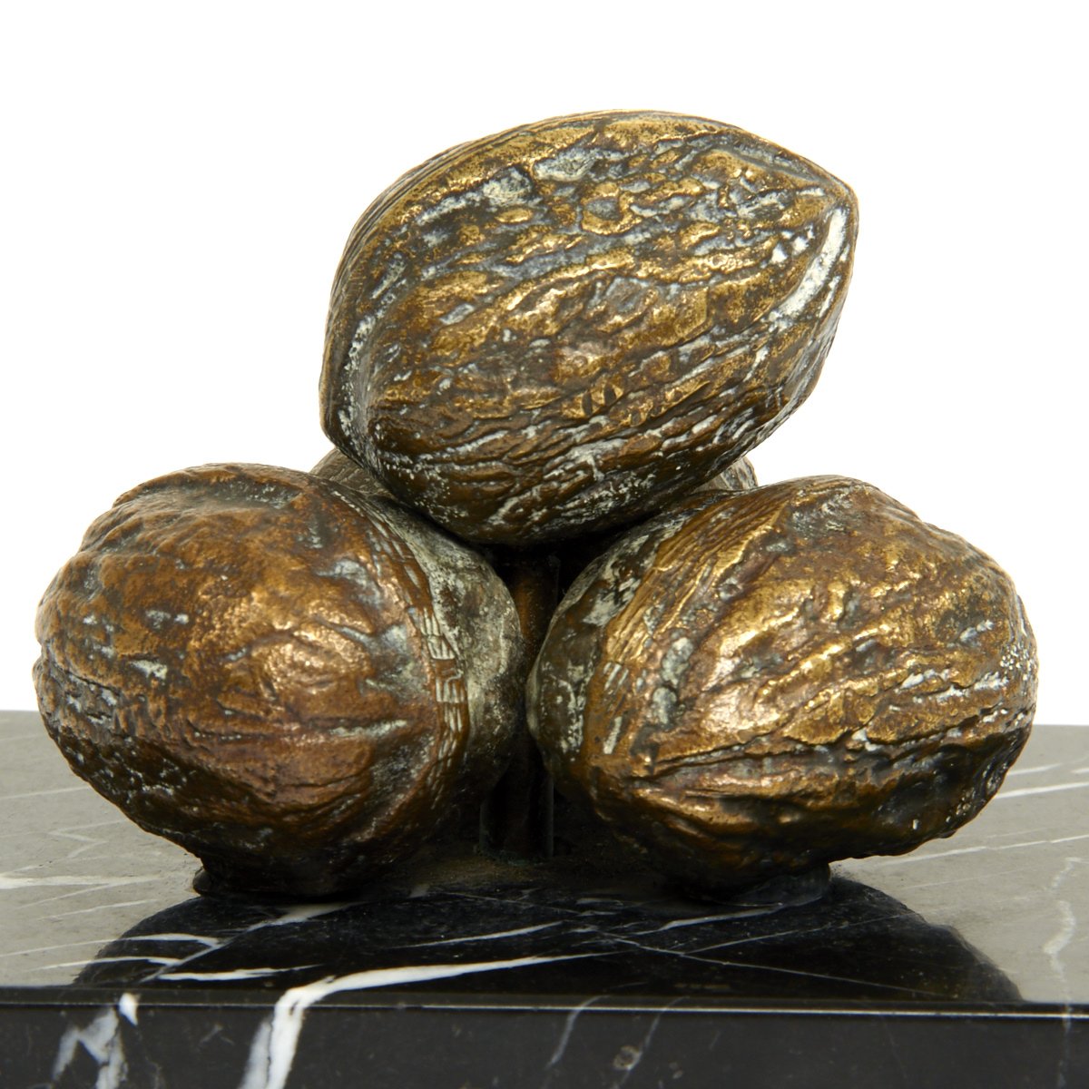 Original U.S. WWII Bastogne December 1944 NUTS Bronze with Black White ...