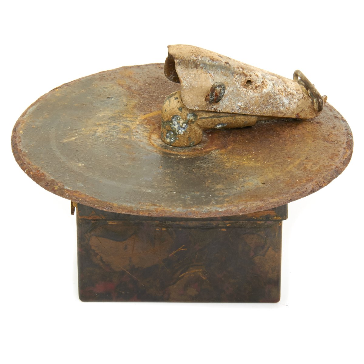 Original WWII German Glass Mine with Lid and Bakelite Charge Box - Gla ...