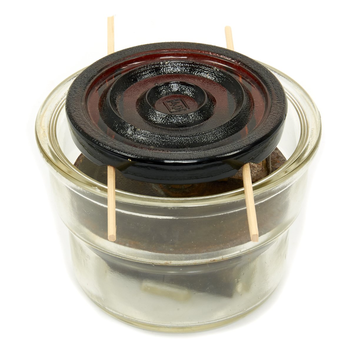 Original WWII German Glass Mine with Lid and Bakelite Charge Box - Gla ...