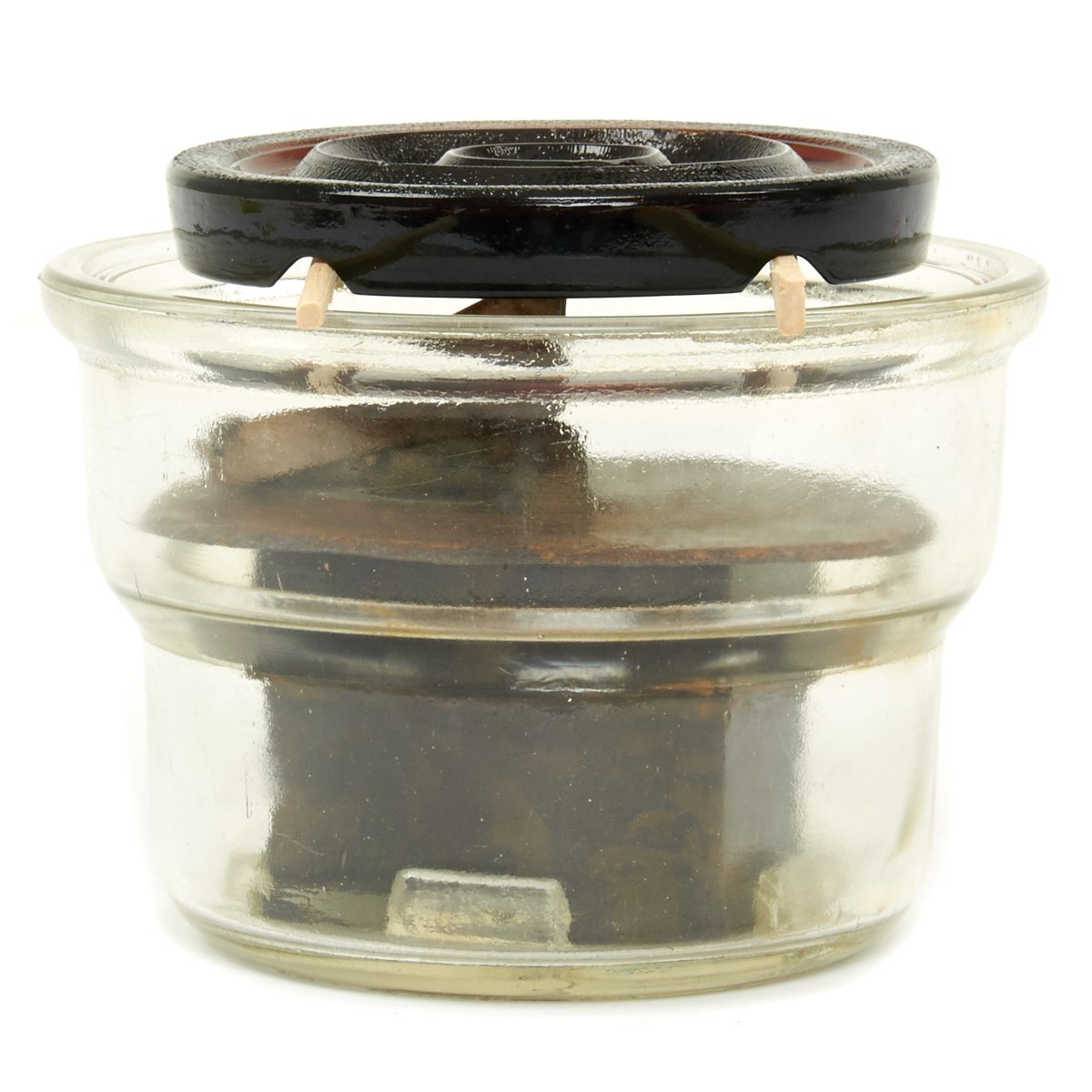 Original WWII German Glass Mine with Lid and Bakelite Charge Box - Gla ...