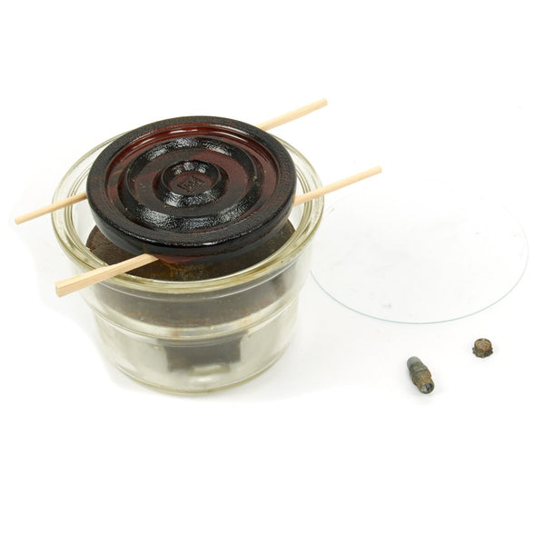 Original WWII German Glass Mine with Lid and Bakelite Charge Box - Gla ...