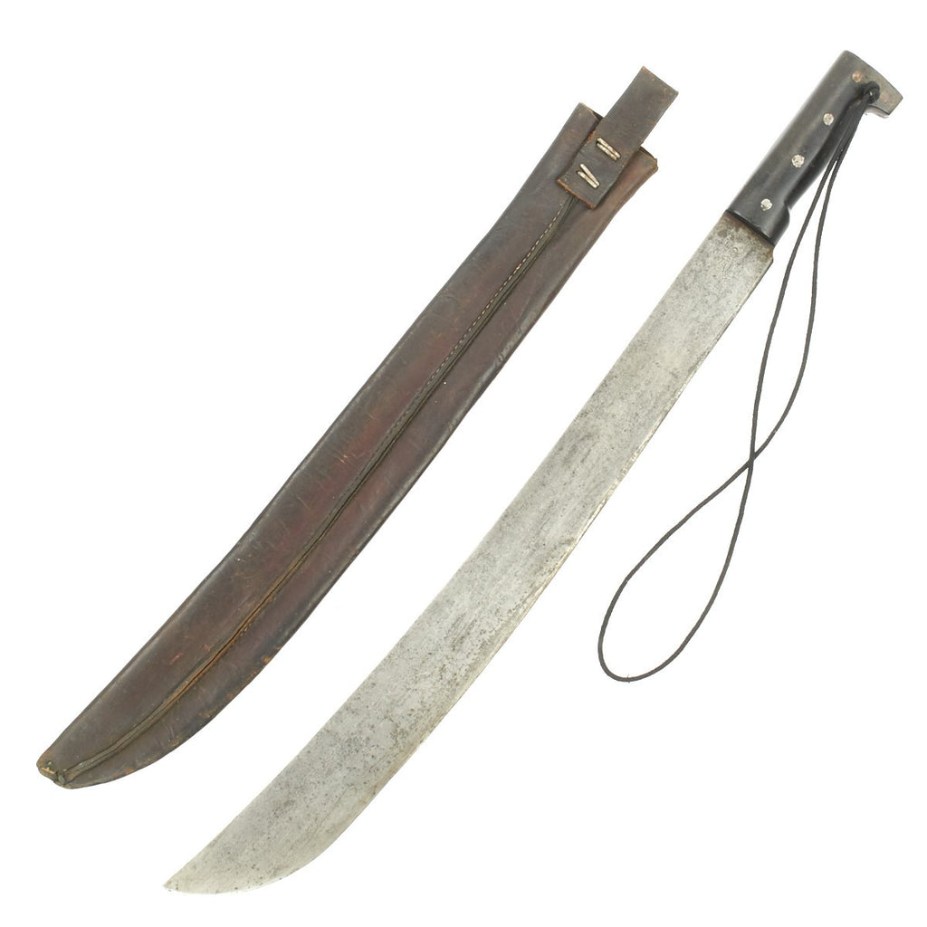 Original U.S. WWII Collins & Co. Legitimus Long Jungle Machete with Le ...