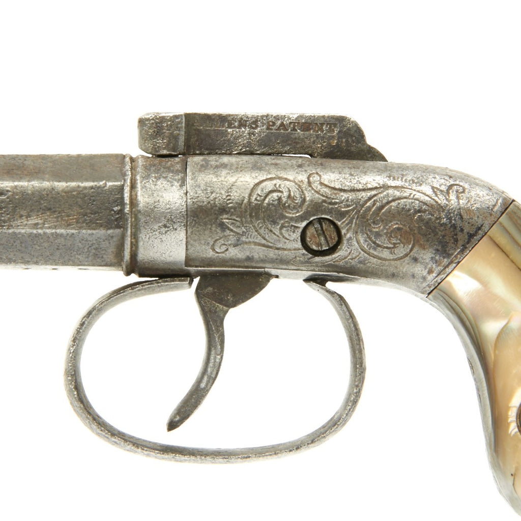 Original U.S. Allen's 1845 Patent Single Shot Percussion Pocket Pistol ...