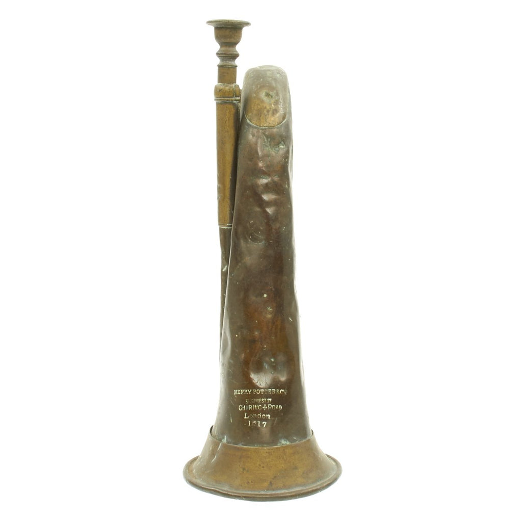 Original British WWI Regimental Bugle by Henry Potter & Co. of London ...
