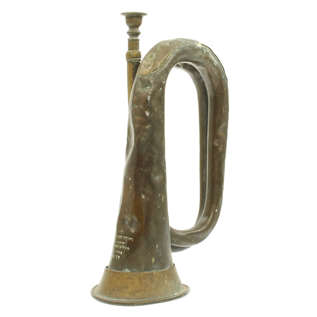 Original British WWI Regimental Bugle by Henry Potter & Co. of London ...