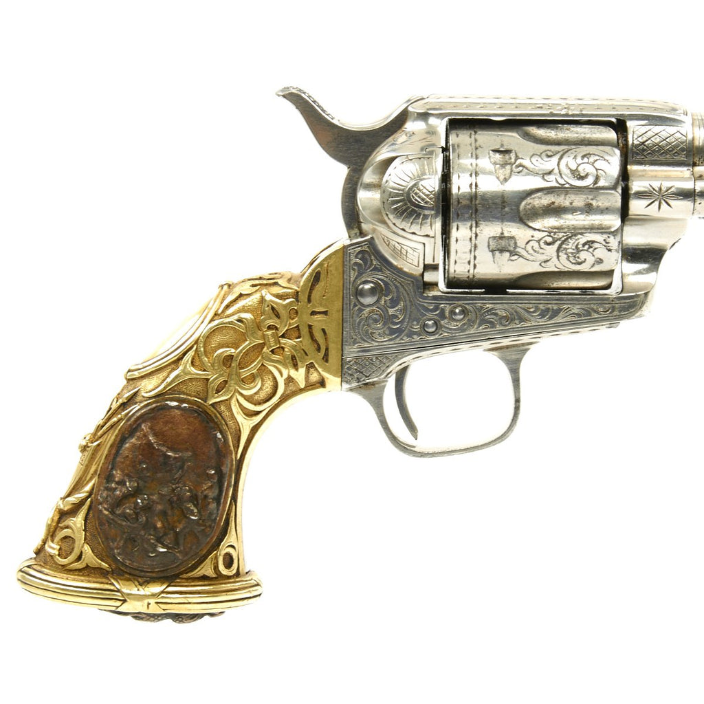 Original U.S. 1876 Colt Engraved Tiffany Grip Single Action Army ...