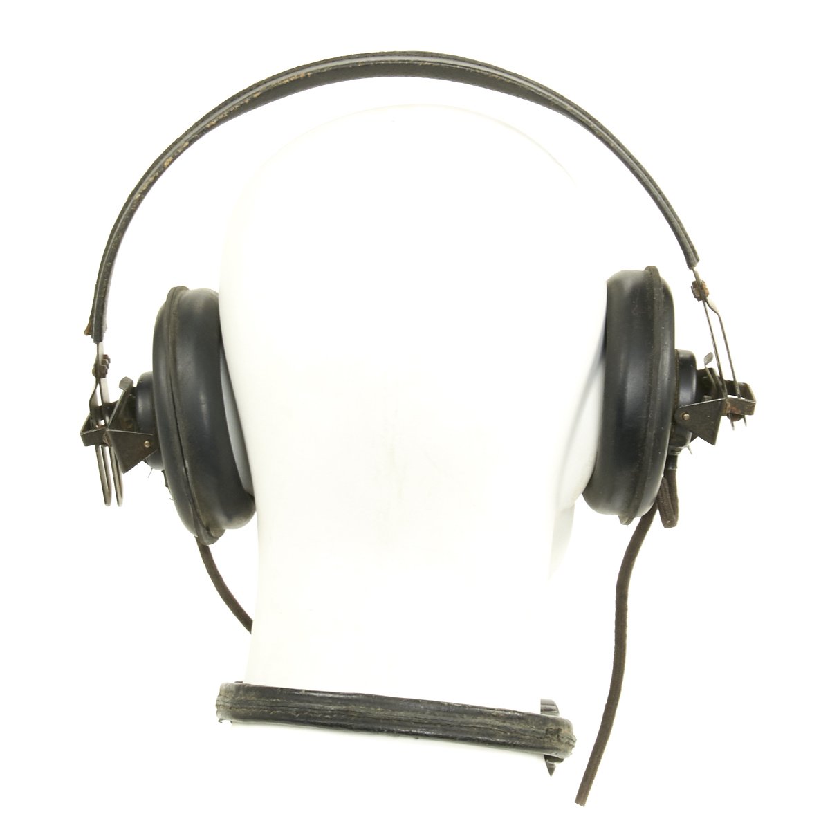 Original German WWII Panzer Armored Vehicle Model B Headset with Throat ...