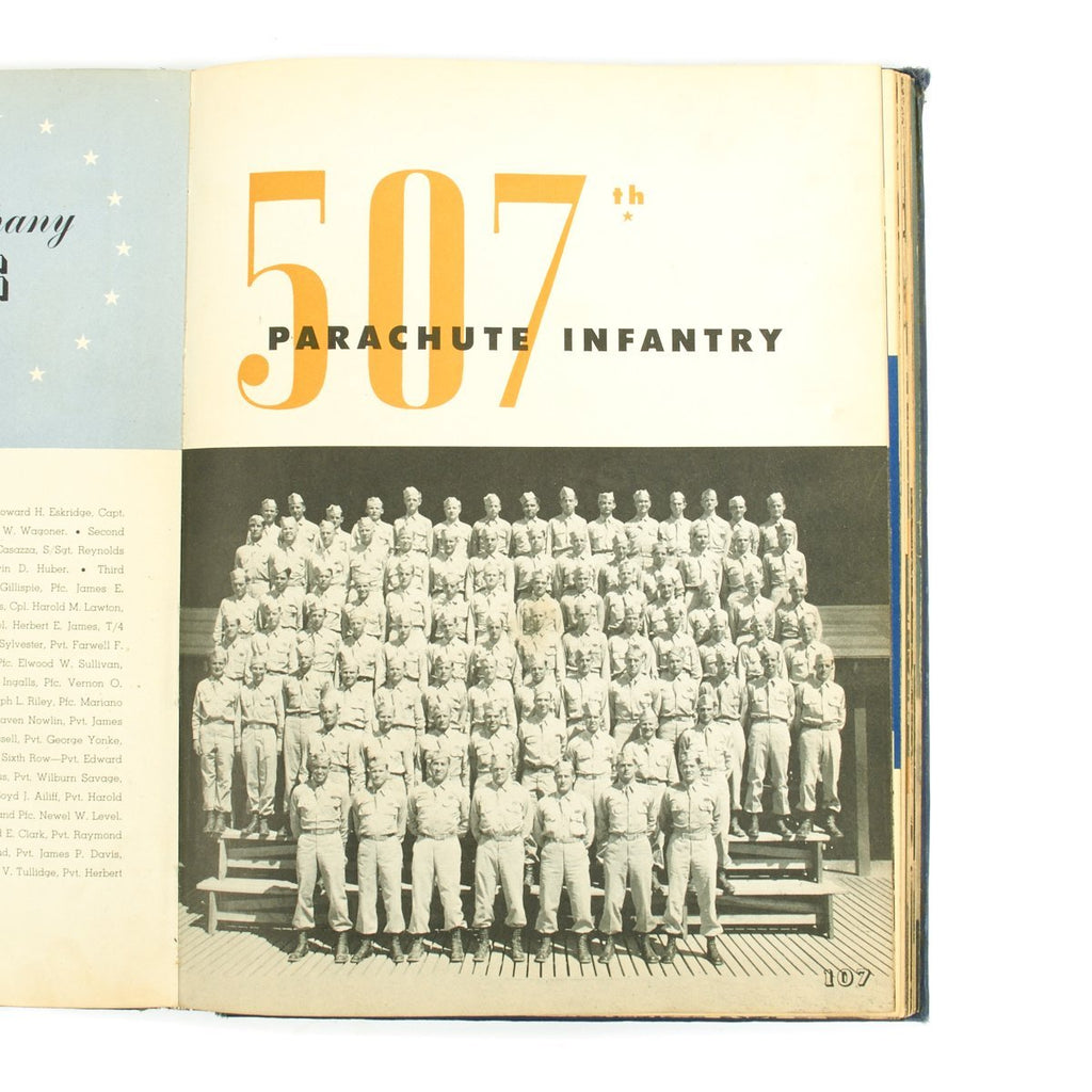 Original U.S. WWII 507th Parachute Infantry Regiment (507th PIR) Named ...
